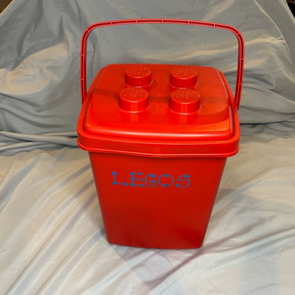 Lego | Toys | Vintage Lego 613 Set Storage Bucket 1987 Carrying Case ...